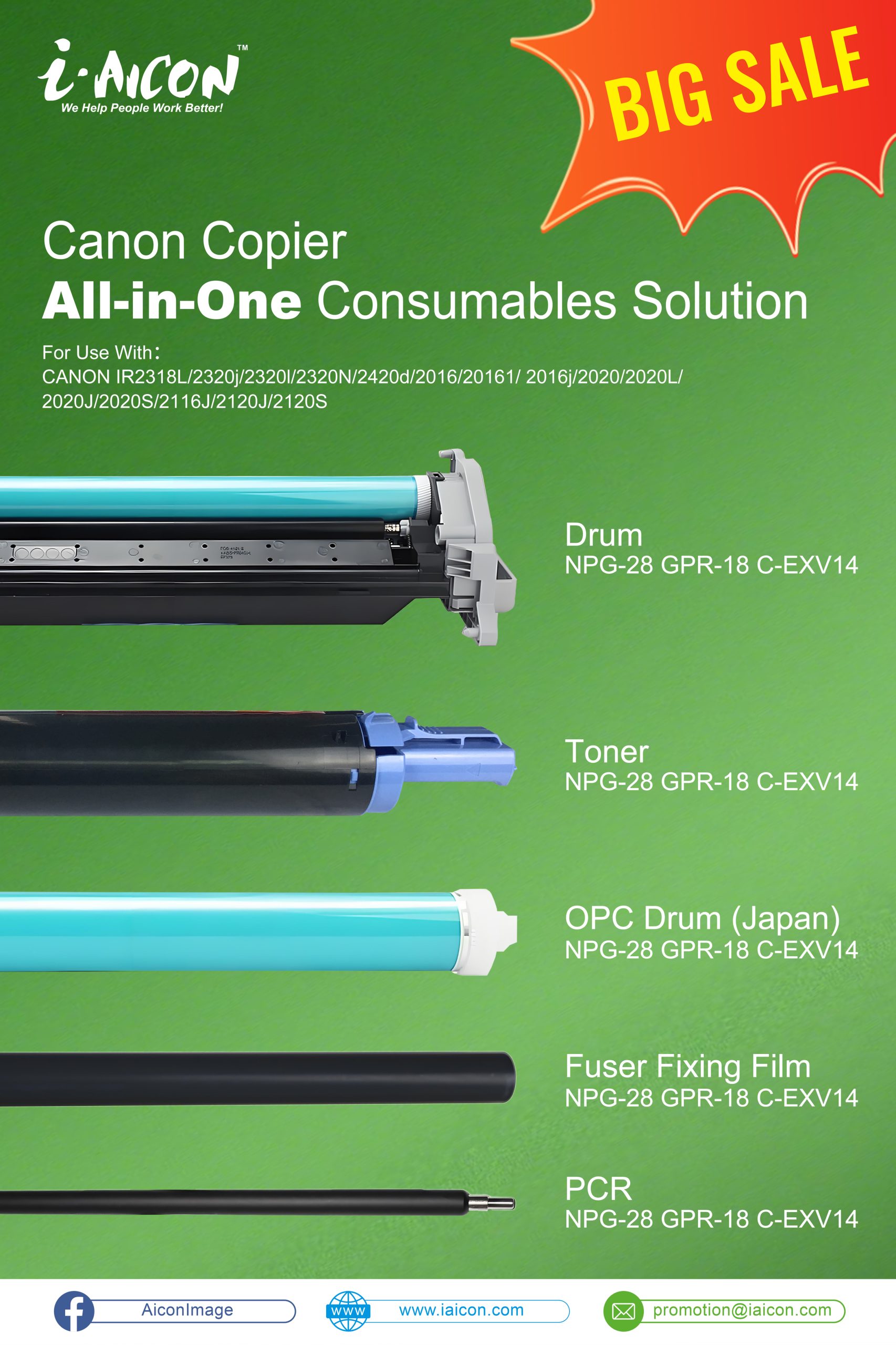 IAICON Launches Full Canon Copier All-in-One Consumable Solution - i ...