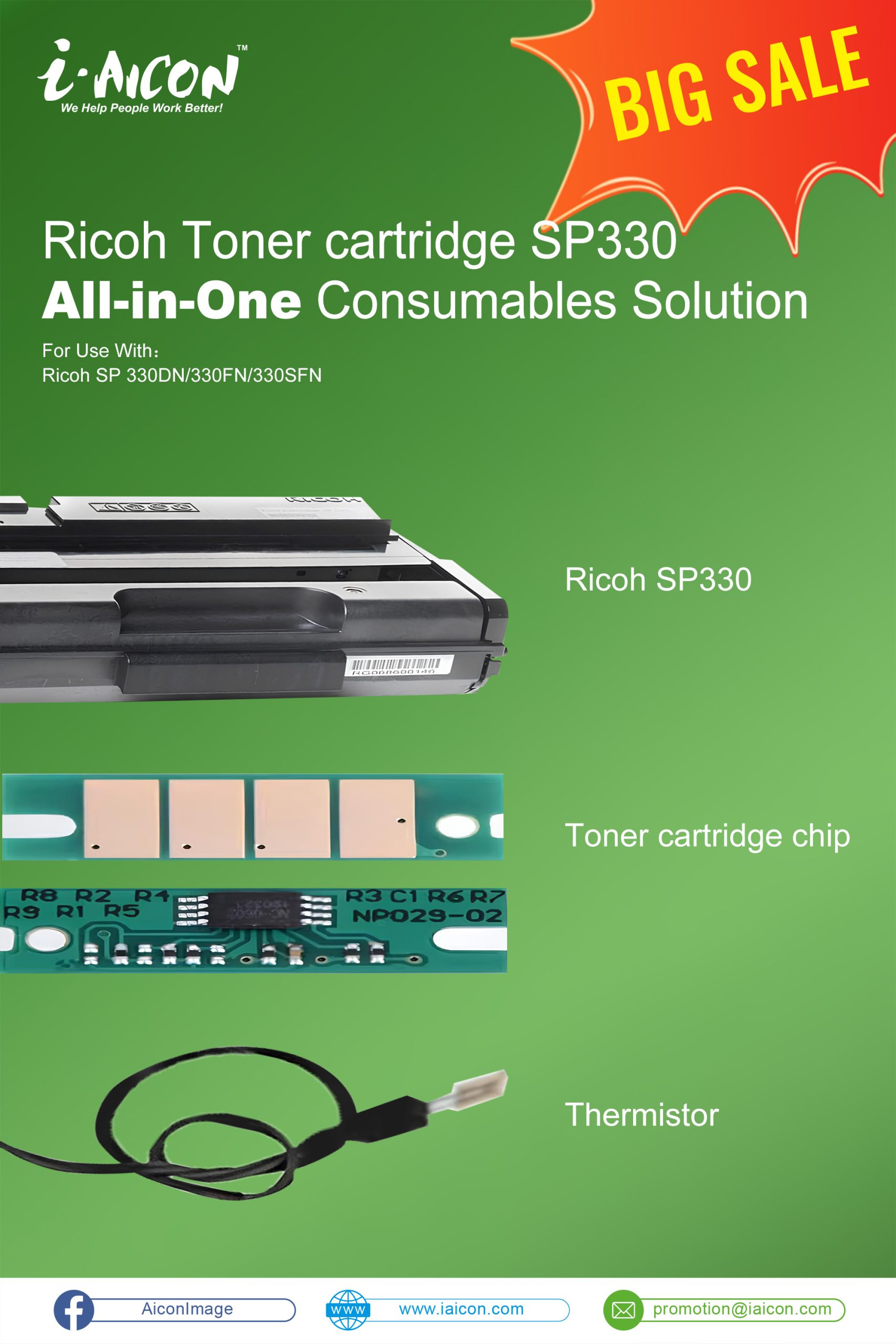 IAICON Unveils Ricoh SP330 All-in-One Consumables Solution — Now on Big ...
